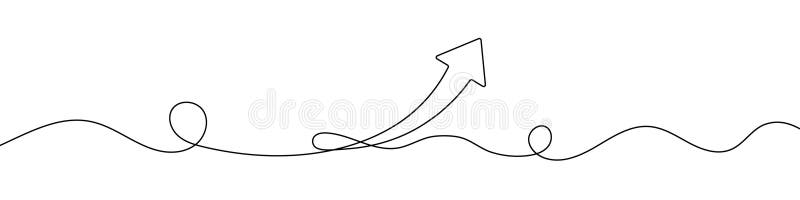 Continuous Line Art Arrow Stock Illustrations – 1,468 Continuous Line ...