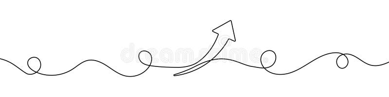 Continuous Line Art Arrow Stock Illustrations – 1,468 Continuous Line ...