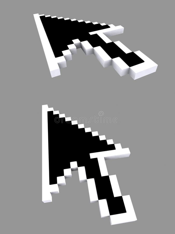 3d Arrow Cursor Stock Illustrations – 9,206 3d Arrow Cursor Stock ...