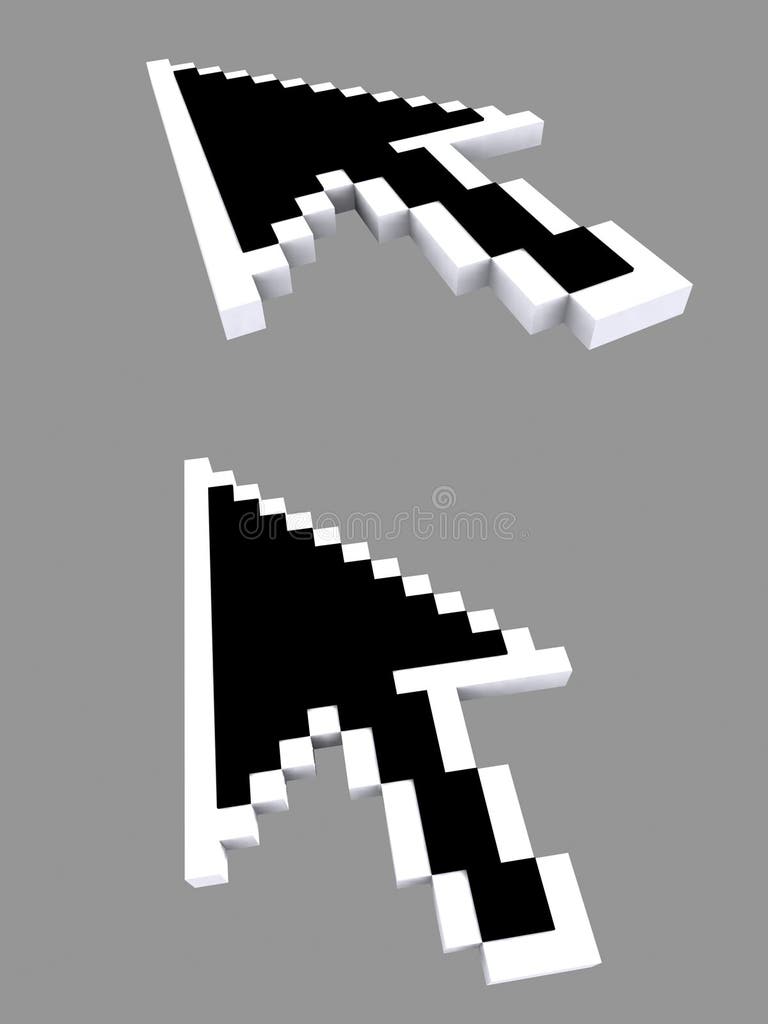 3d Arrow Cursor Stock Illustrations – 9,206 3d Arrow Cursor Stock ...