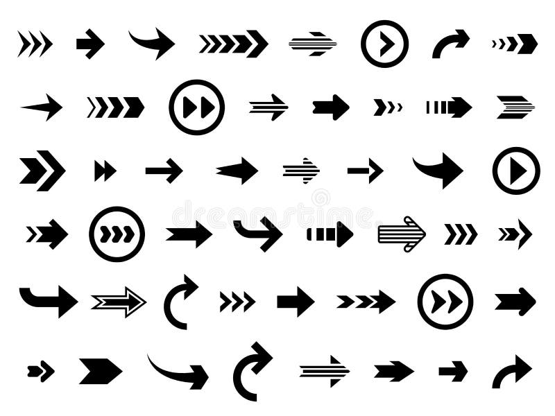 Direction Interface Icon Color Outline Vector Stock Vector - Illustration of interface, cursor ...