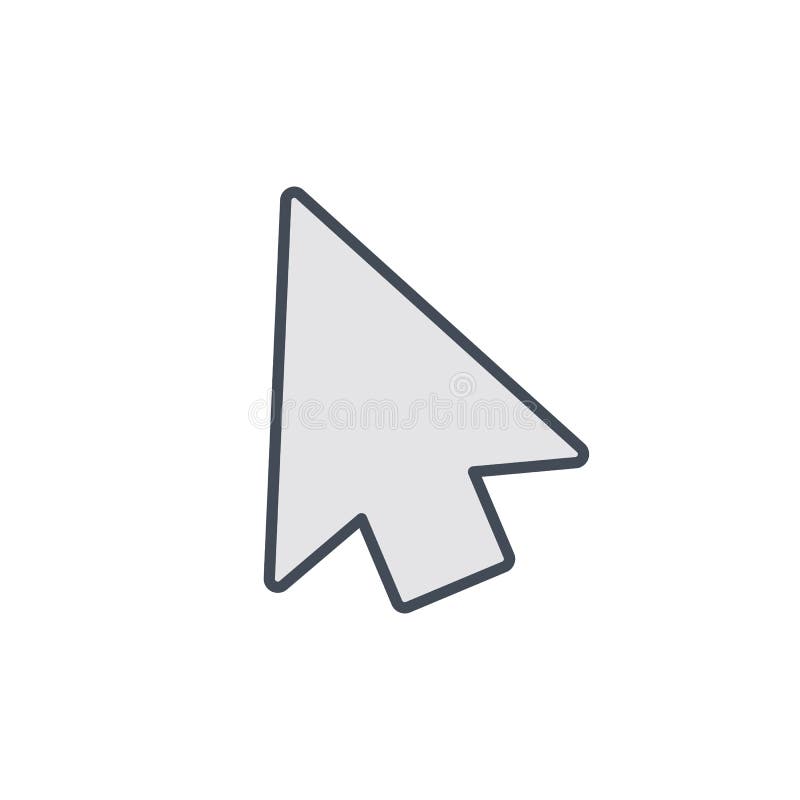Arrow Cursor Mouse Pointer Select Icon Stock Vector - Illustration of ...