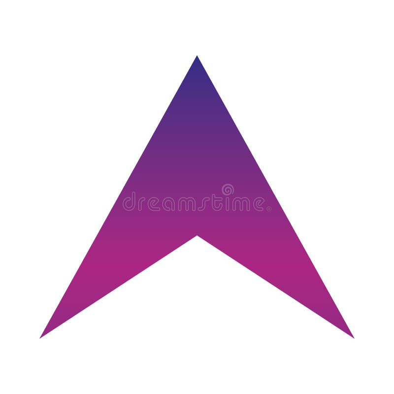 Arrow Cursor Web Click Digital Gradient Style Icon Stock Vector ...