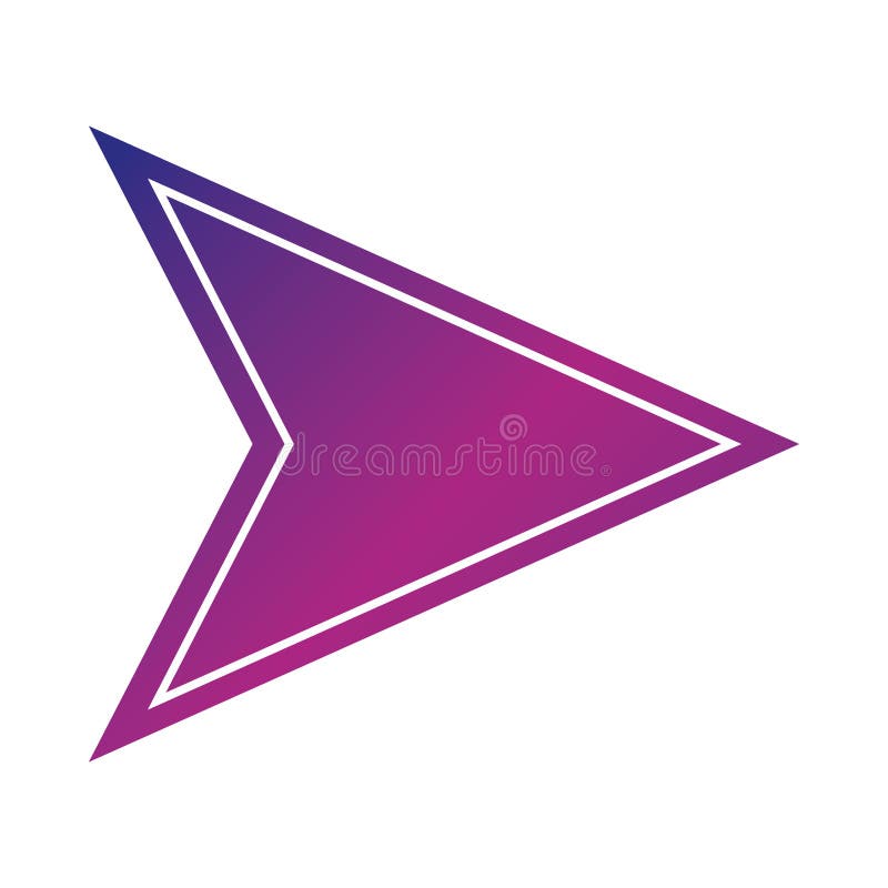 Arrow Cursor Web Click Digital Icon Gradient Style Icon Stock Vector ...