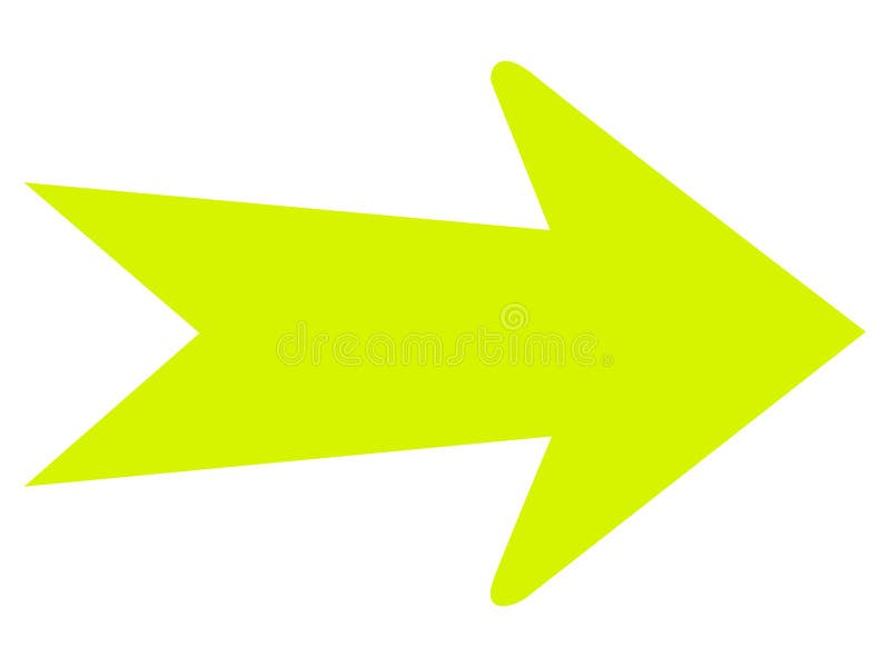 Arrow with cut tail stock illustration. Illustration of document ...