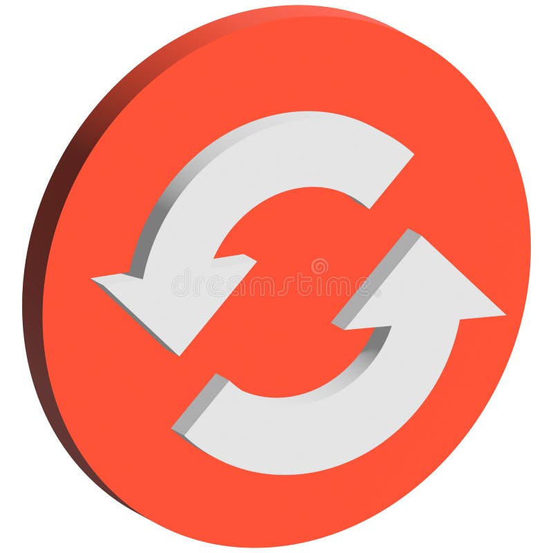 3d Arrows with PNG Format, Repeat Arrow Icon, Roundabout Symbol, Curve ...