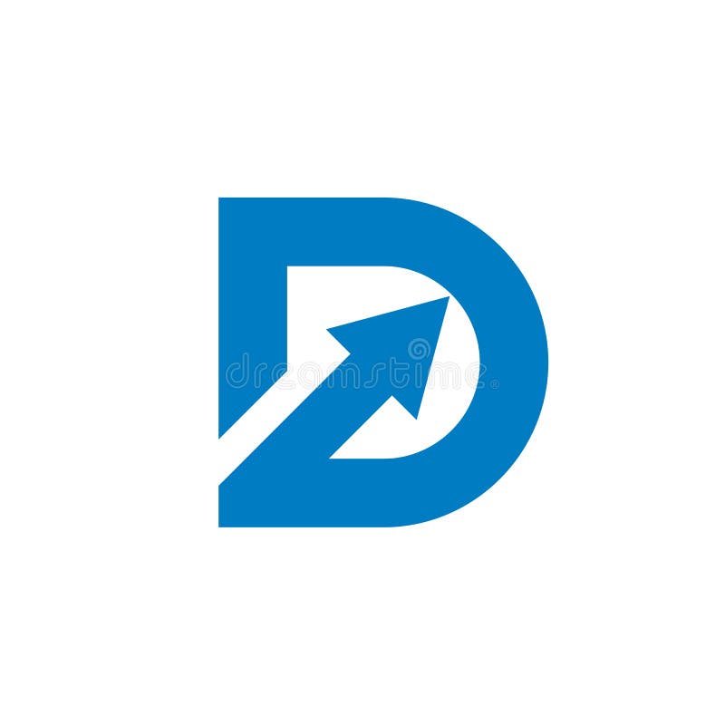 Arrow D Letter Vector Logo Template Illustration Design. Vector EPS 10 ...