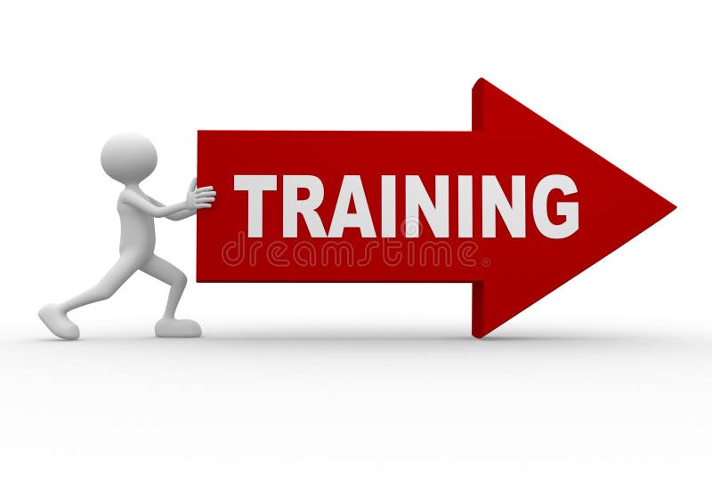 Training Development in Arrows Stock Illustration - Illustration of ...