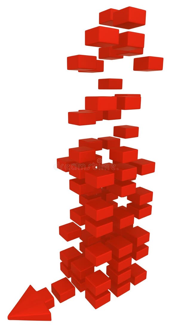 Arrow Dash Stack stock illustration. Illustration of cutout - 123606478