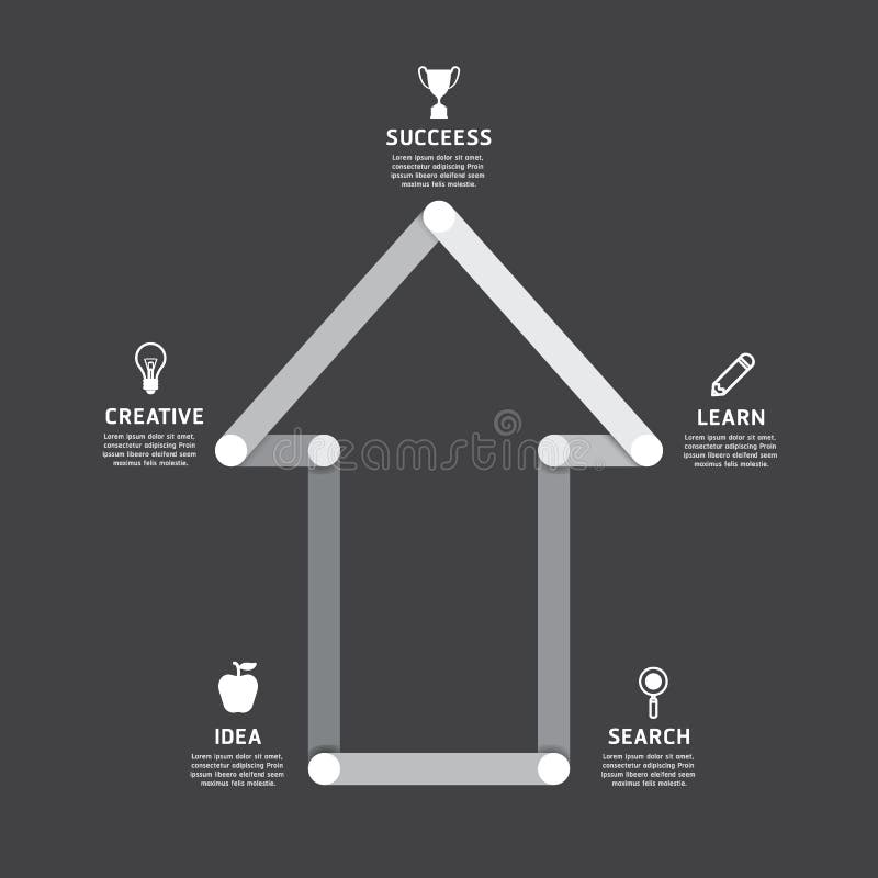 Arrow Graph Chart Business Concept Icons Set. Stock Vector ...