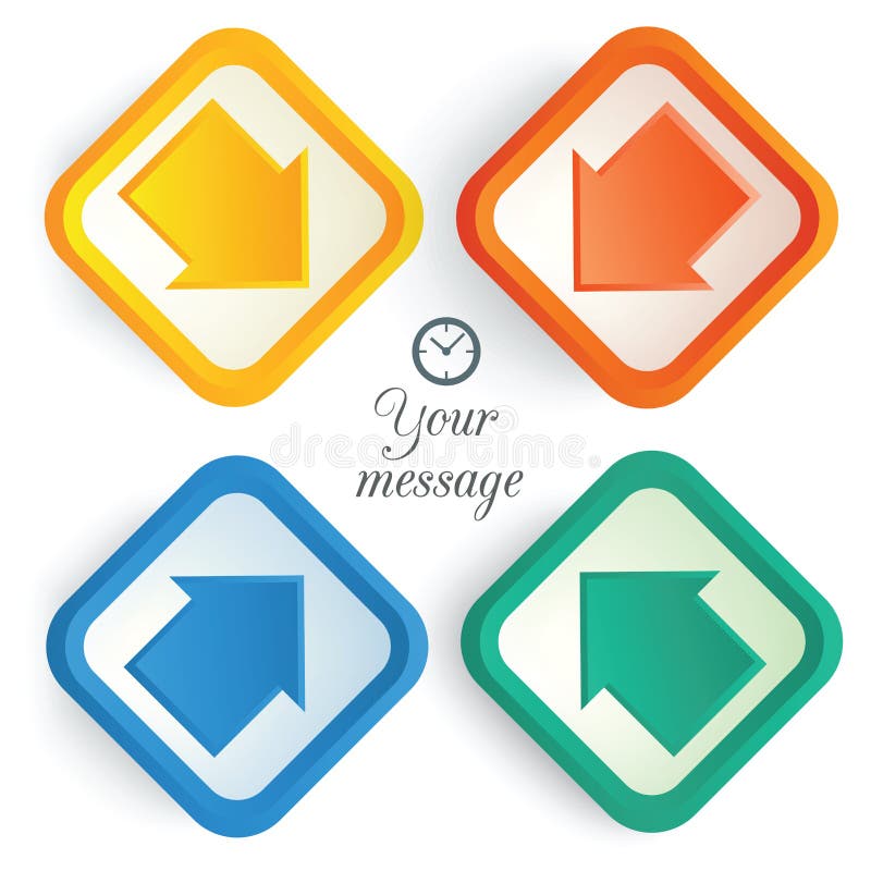 Arrow-design-element-background-pointer-time Stock Vector ...