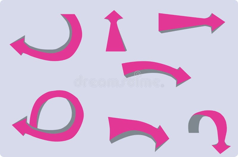 Arrow, Destination Isolated Vector Icon Which Can Be Easily Modified or ...