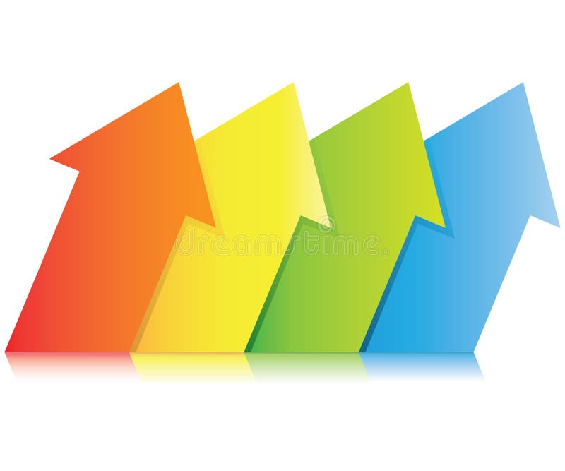 Arrow diagram stock illustration. Illustration of arrow - 59068984