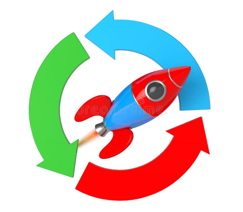 Diagram of the Rocket Engine in a Section with a Description of All ...