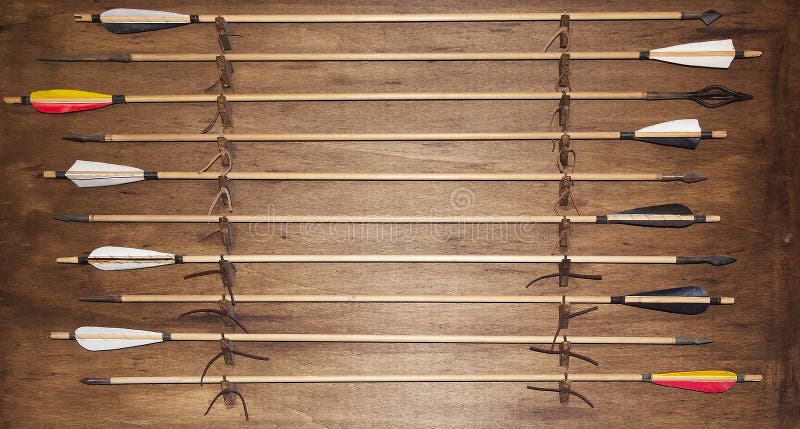 Arrow Projectile Weapon System Archery Stock Photo - Image of aiming ...