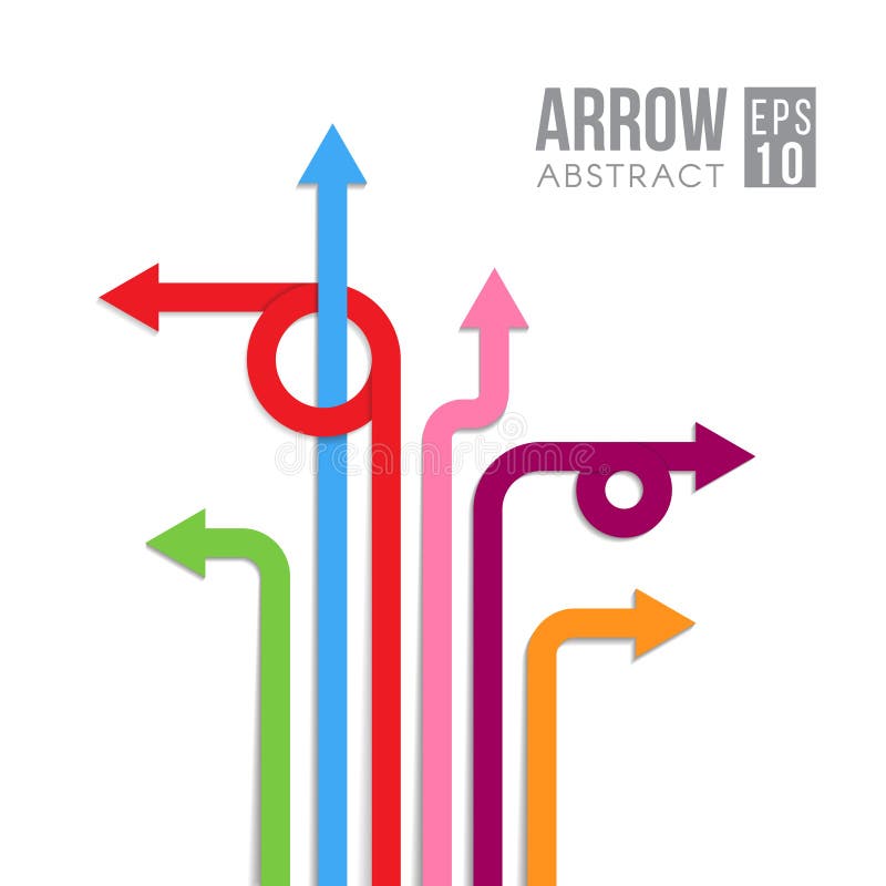 Arrow Direct Signs Abstract Vector Eps Design Stock Vector ...
