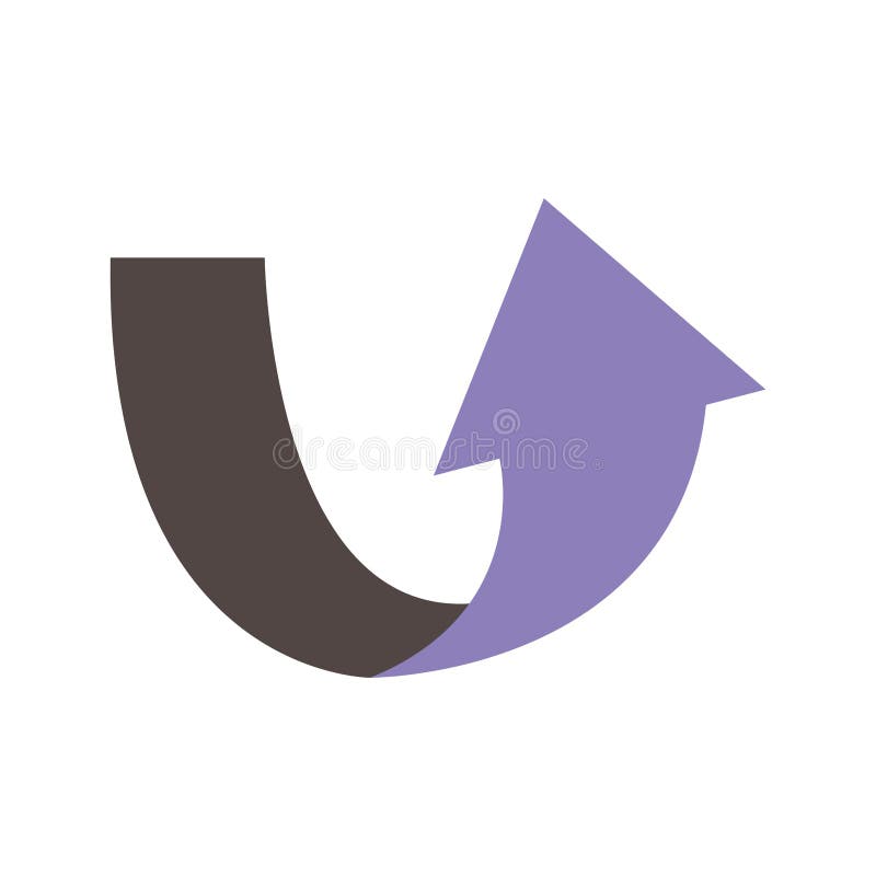 Arrow direction icon stock vector. Illustration of shape - 232863709