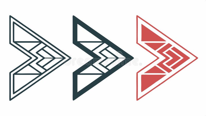 Arrow Direction Icons Set Navigation Symbols Pointer Guide Sign