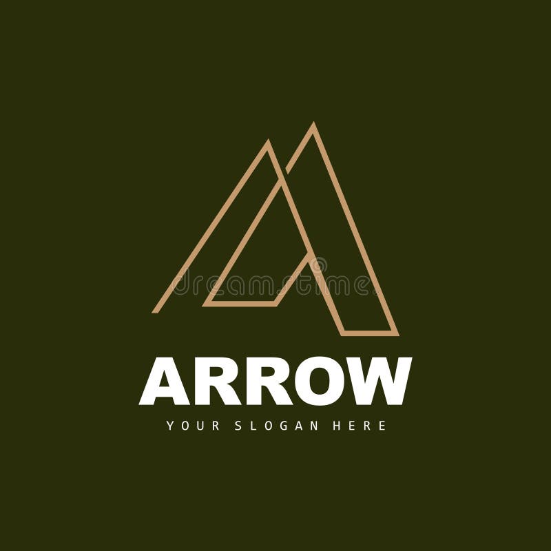 Arrow Direction Logo, Directional Direction Vector Icon, a Letter Model ...