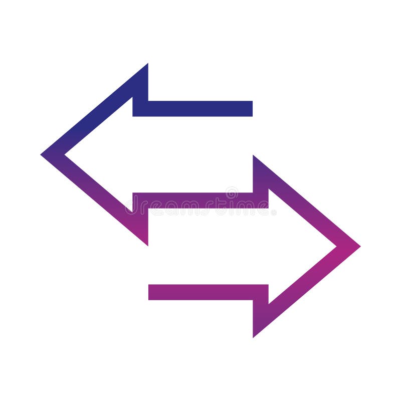 Two Sides Arrows Icon Stock Illustrations – 195 Two Sides Arrows Icon ...