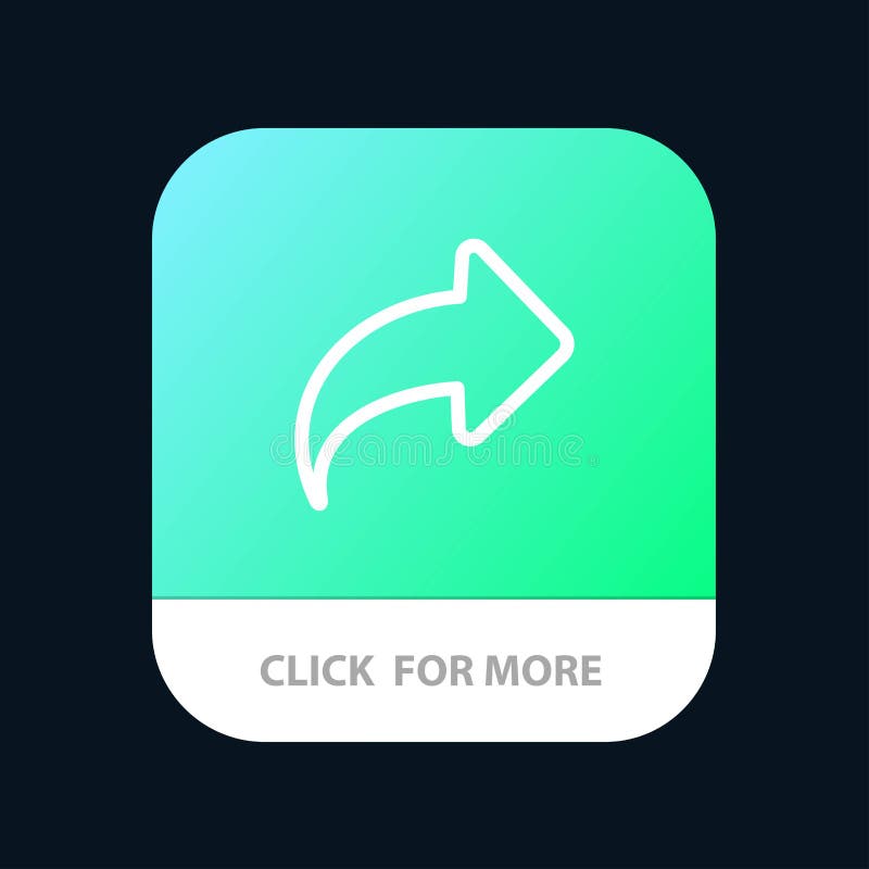 Arrow, Direction, Right, Forward Mobile App Button. Android and IOS ...