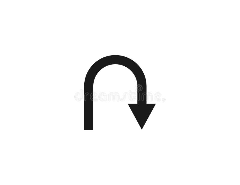 U Turn Sign Clip Art