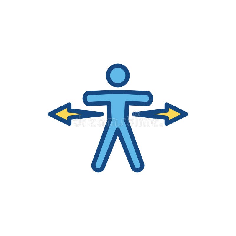 Arrow, Directional Way Sign Depicting Making a Decision or Choice Icon ...