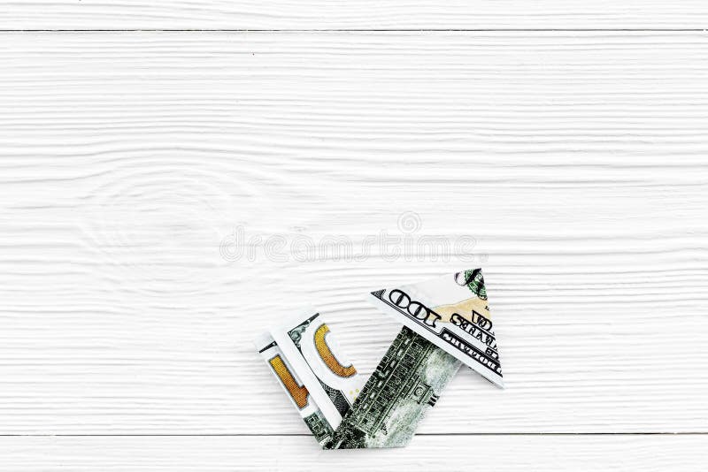 Arrow of Dollar Chart - Currency Trading Concept Stock Image - Image of ...