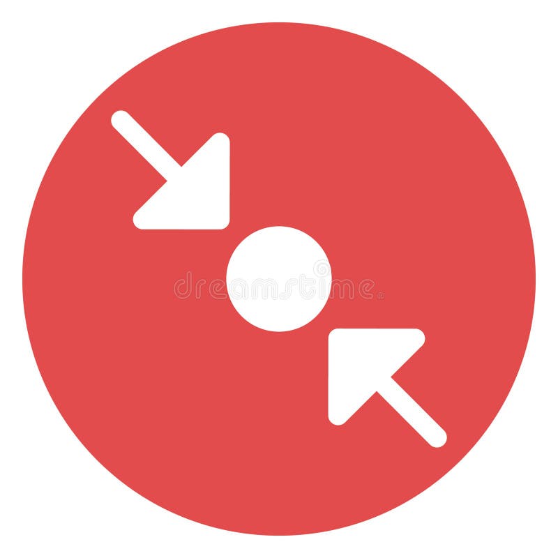 Arrow, Double Isolated Vector Icon Which Can Be Easily Modified or ...