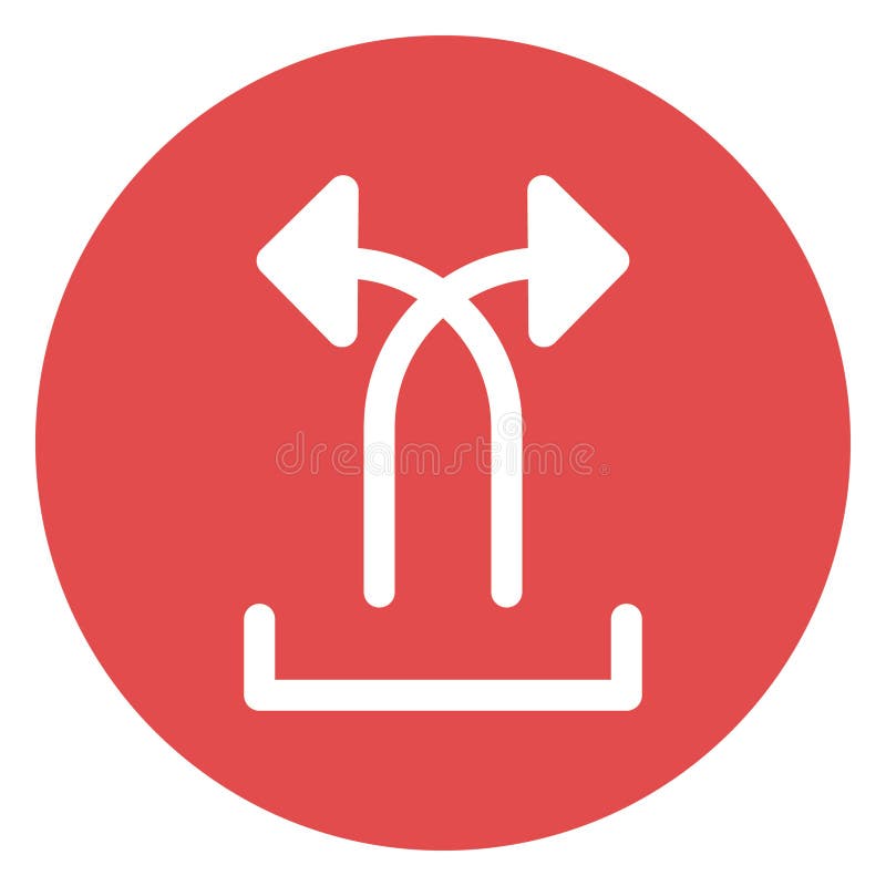 Arrow, Double Isolated Vector Icon Which Can Be Easily Modified or ...