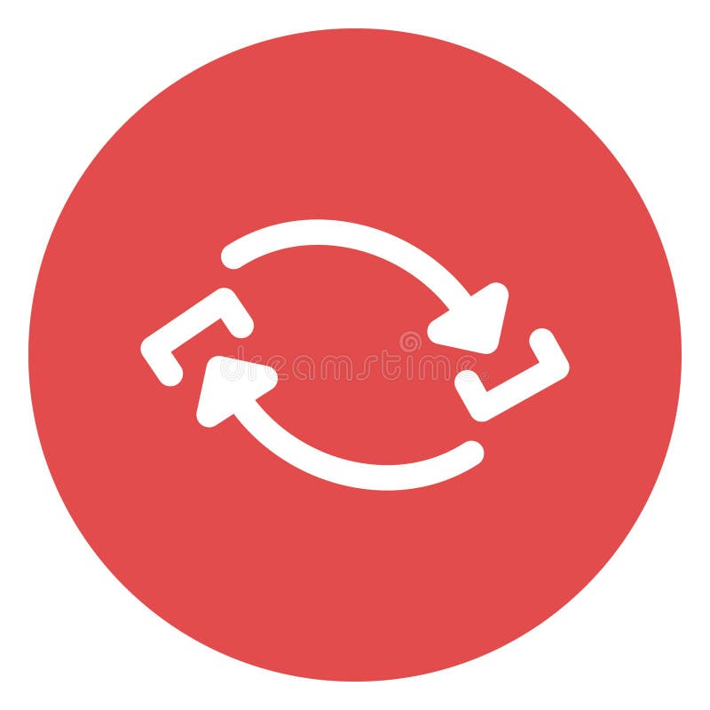 Arrow, Double Isolated Vector Icon Which Can Be Easily Modified or ...