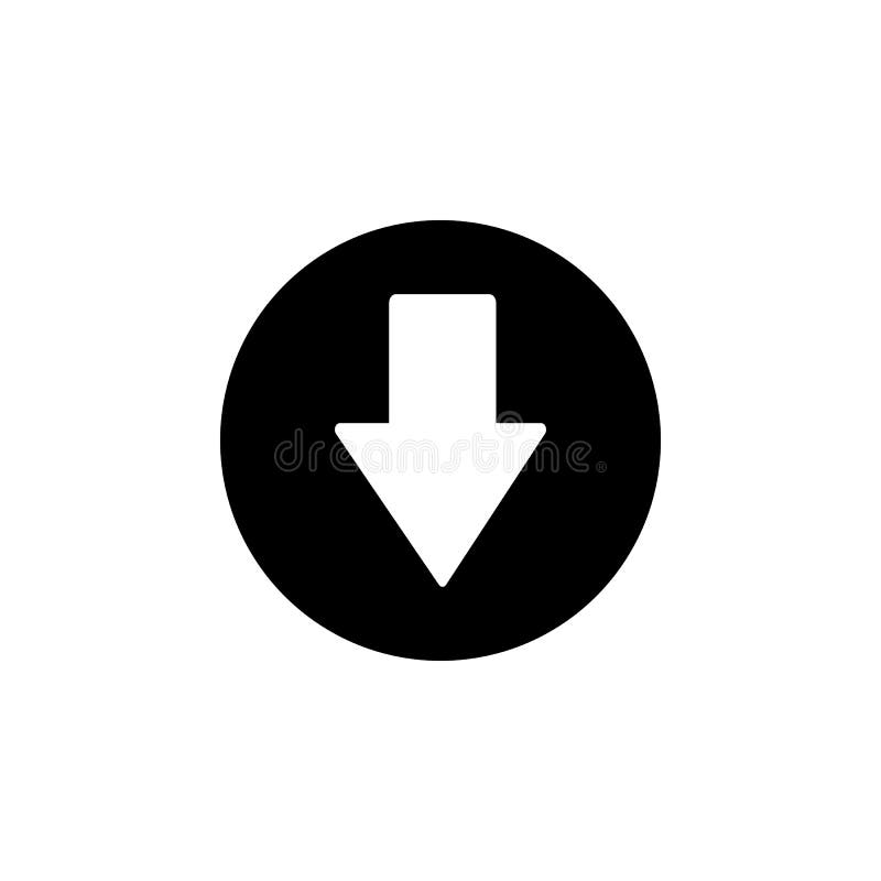 Arrow Down Icon. Simple Pointer Icons for Ui and Ux, Website or Mobile ...