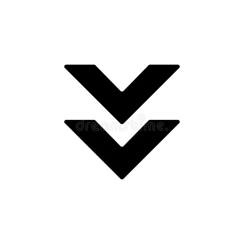 Arrow Down Icon. Simple Pointer Icons for Ui and Ux, Website or Mobile ...
