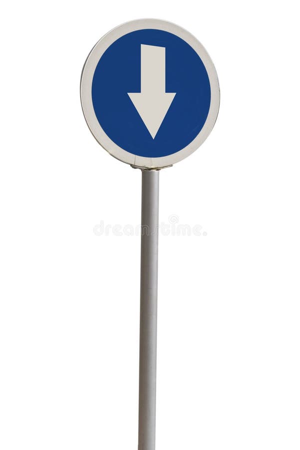 Arrow down sign stock image. Image of arrow, circle, help - 4751021