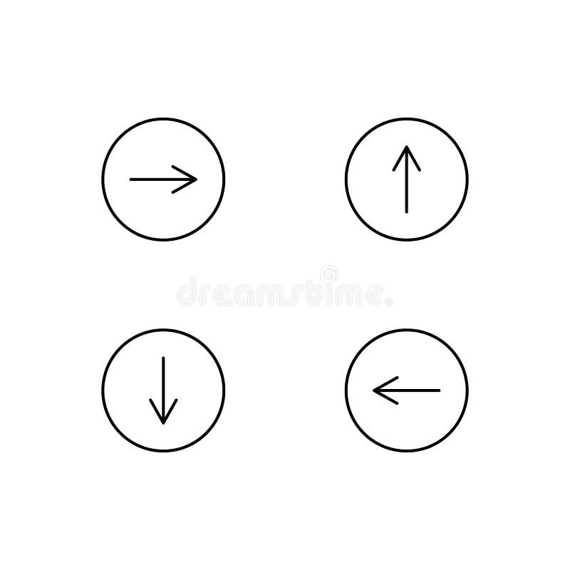 Arrow Right Vector Rounded Icon. Image Style is a Flat Icon Symbol ...