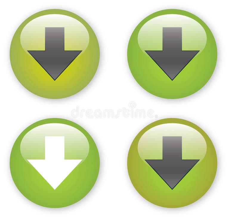 Arrow Download Green Button Icon Stock Illustrations – 7,119 Arrow ...