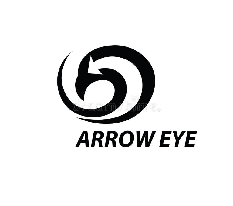 Arrow Eye Logo stock vector. Illustration of eagle, eyes - 238872568