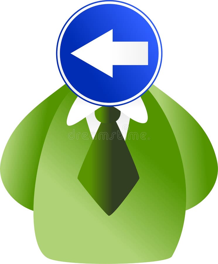 Arrow face stock illustration. Illustration of executive - 3207873