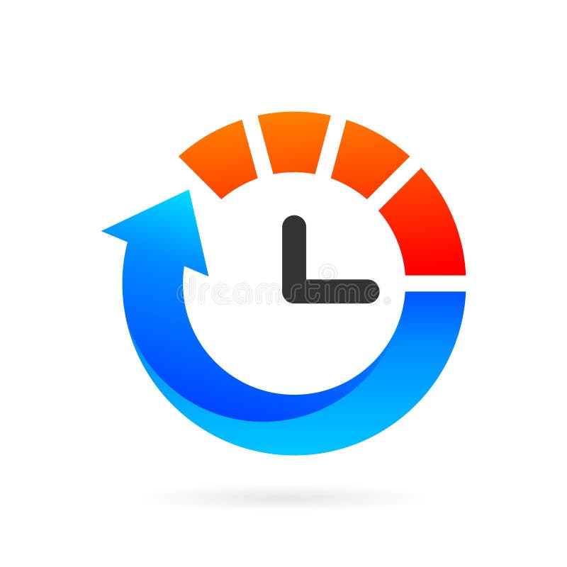 Fast Time Process Logo Vector Stock Vector - Illustration of logo ...