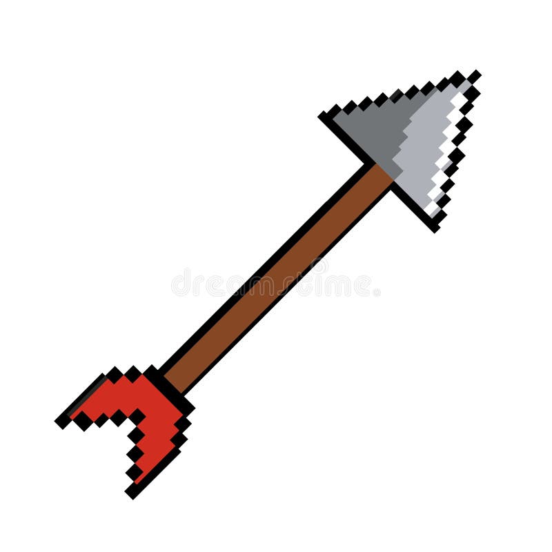 Isolated Arrow with Feather Design Vector Illustration Stock Vector ...