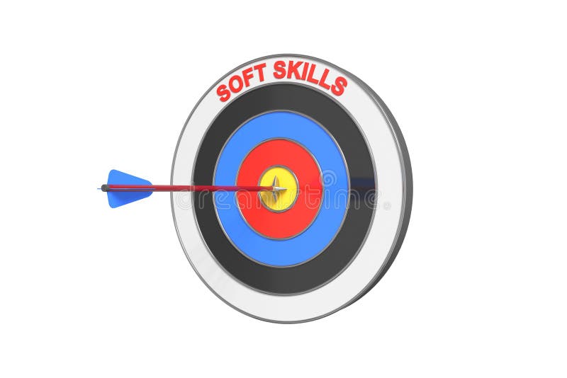 An Arrow Flies and Hits the Target of a Target Text Soft Skills ...