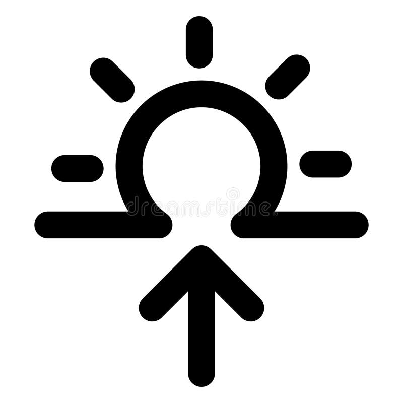 Arrow, Forecast, Bold Outline Vector Icon Which Can Easily Modify or ...