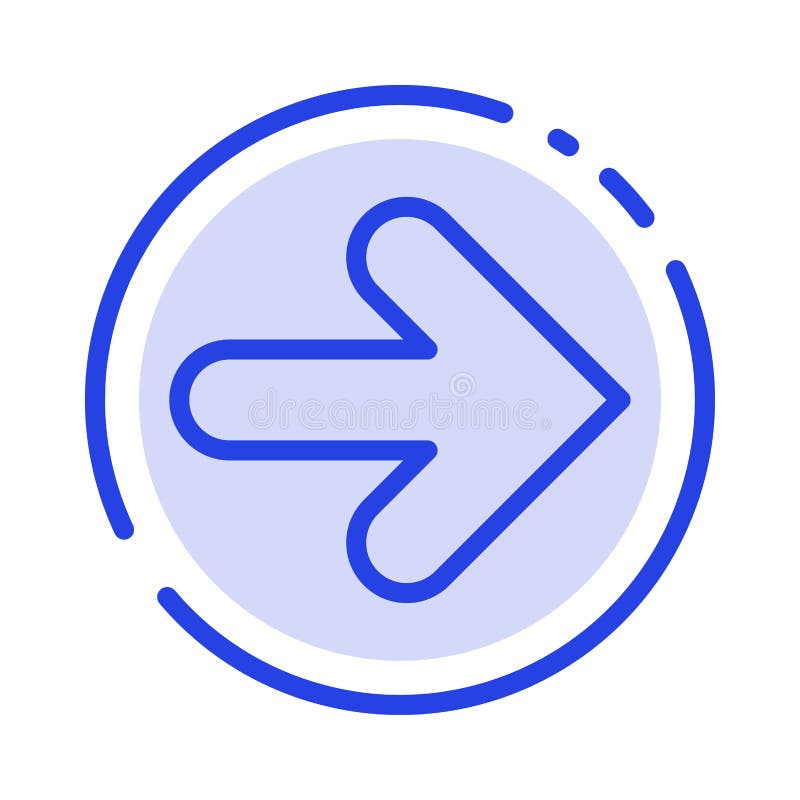 Arrow, Forward, Arrows, Right Line Icon with 5 Steps Presentation ...