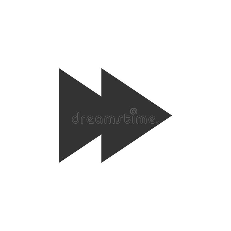 Arrow, Forward Icon. Vector Illustration, Flat Design Stock ...