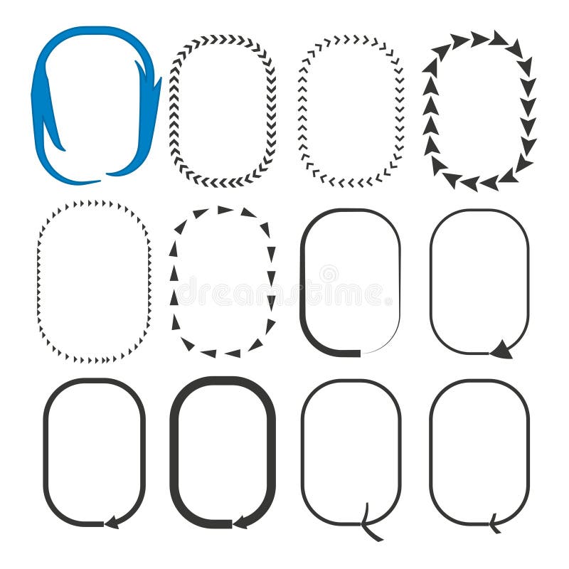 Curved Arrow Path Outline Icon Stock Illustrations – 774 Curved Arrow ...