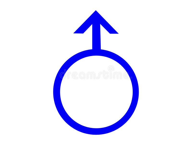 Arrow gender symbol stock illustration. Illustration of presentation ...