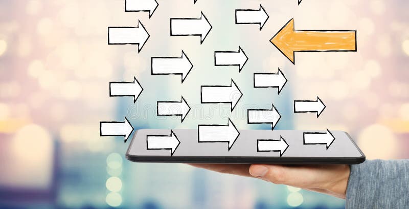 Going Opposite Direction Stock Illustrations – 118 Going Opposite ...