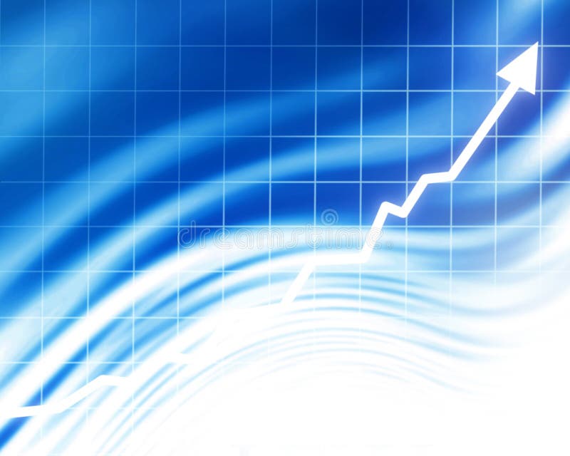Arrow graph going up stock illustration. Illustration of bank - 5141033