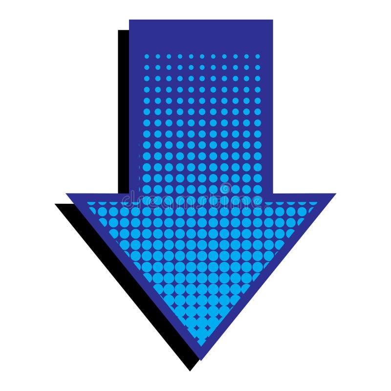 Arrow halftone stock vector. Illustration of logo, halftone - 257829411