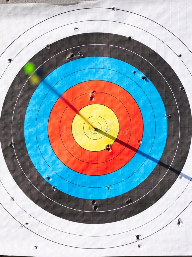 Target archery stock image. Image of circle, hobbies - 14168795